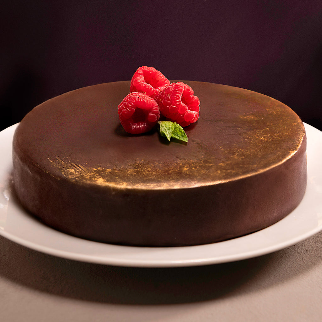 Gilded Chocolate Cake – Manhattan Fruitier