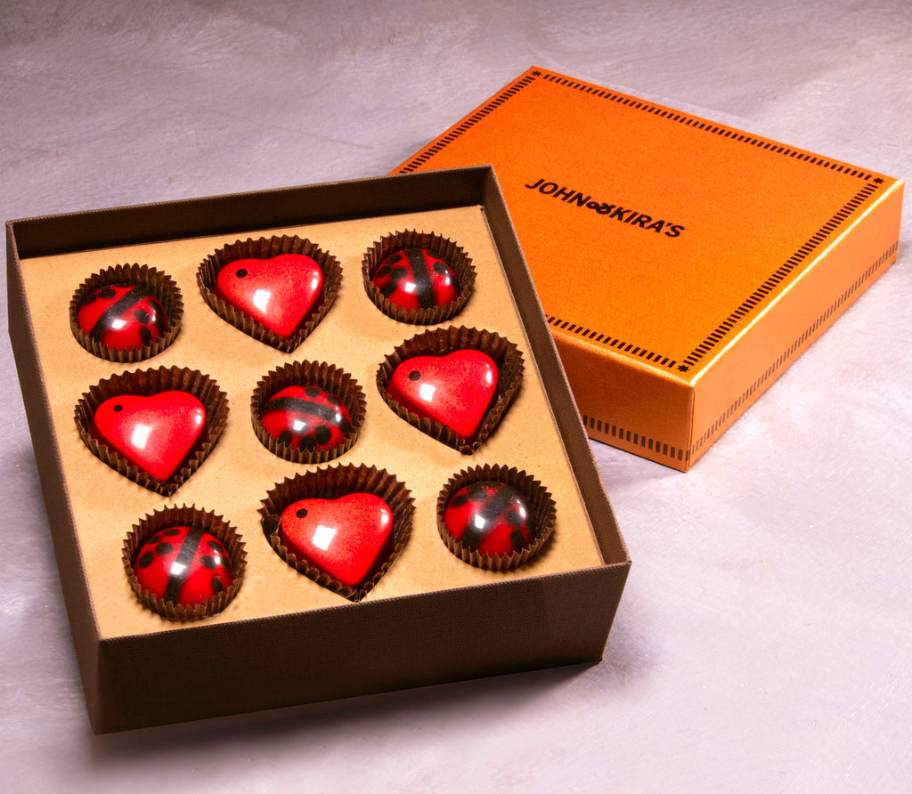 John and Kira's Valentine Hearts and Ladybug Box – Manhattan Fruitier